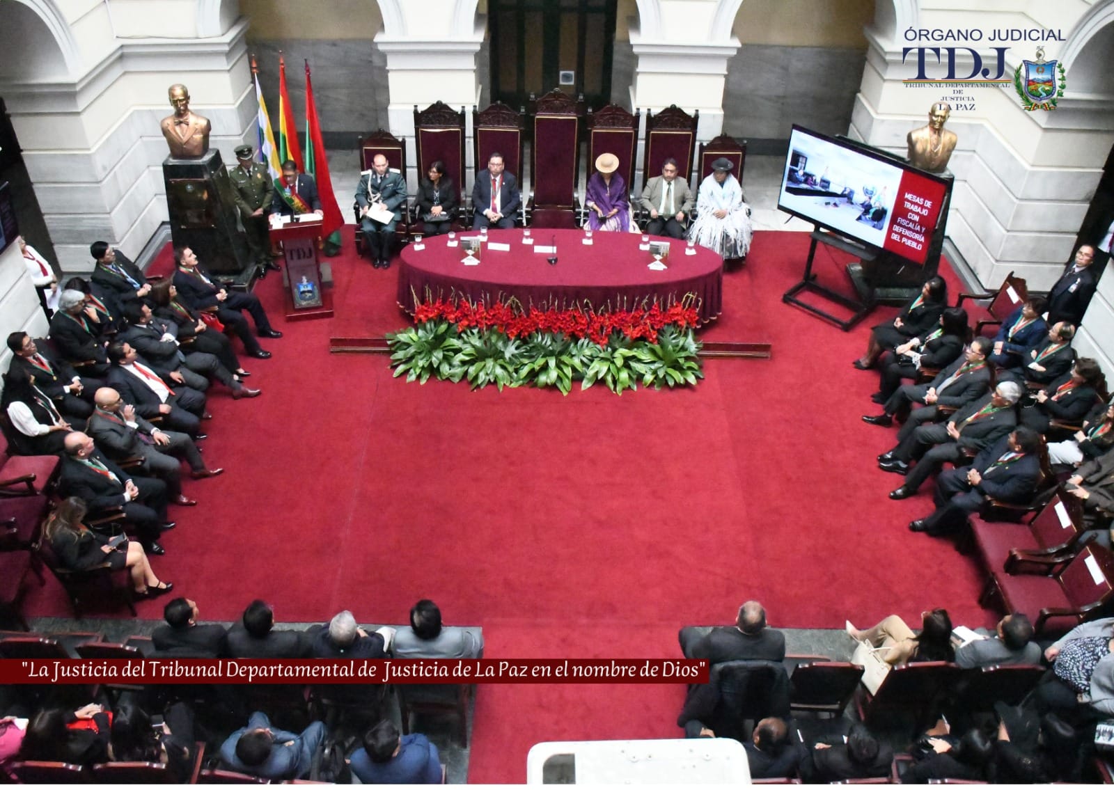 El Tribunal Departamental de Justicia de la Paz Presentó el Informe ...